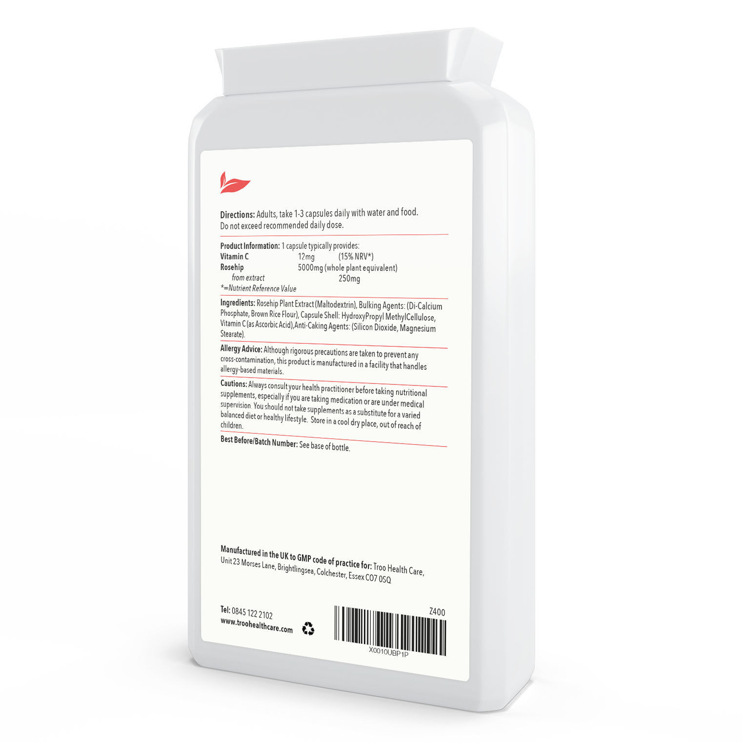 Rosehip Oil Extract Tablets 5000mg - Rosacanina Joint Pain Relief ...