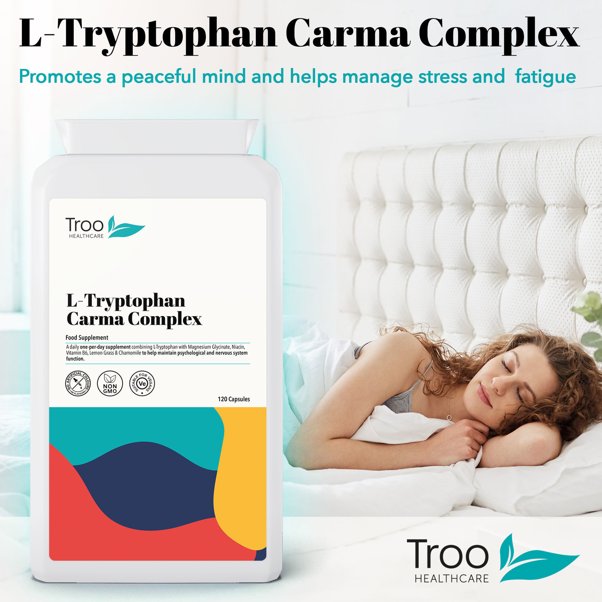 L-Tryptophan Complex to Support Stress & Sleep Management. Healthcare ...