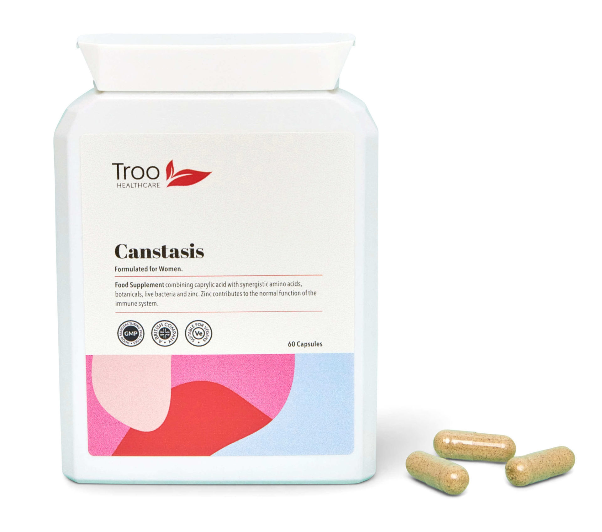 CANStasis Candida Yeast Balance Colon Support - Troo Health Care ...