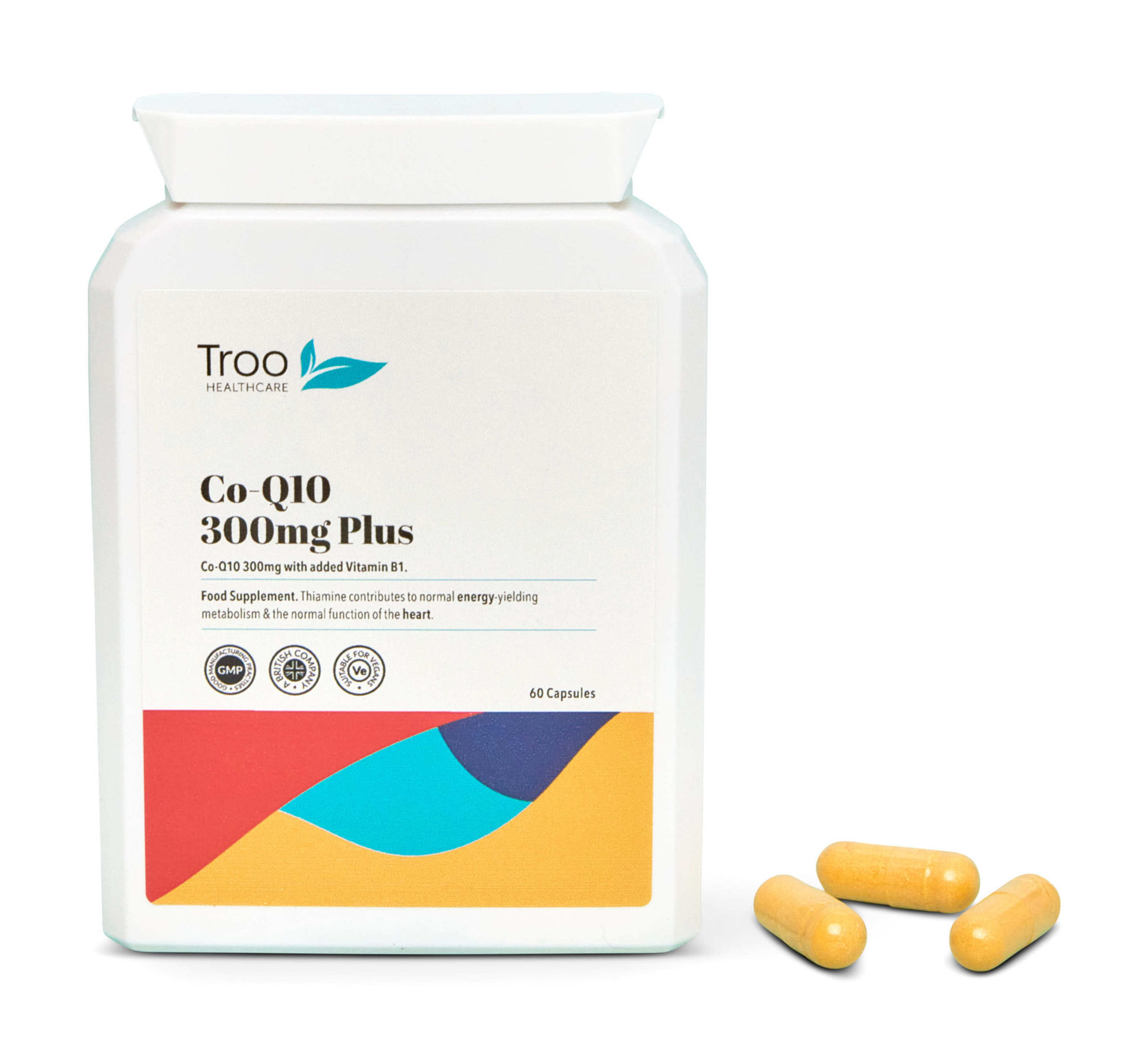 Co Enzyme Q10 300mg Capsules Trans form CoQ10 Supplement. Healthcare ...
